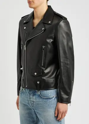 Saint Laurent Leather Biker Jacket