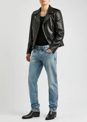 Saint Laurent Leather Biker Jacket