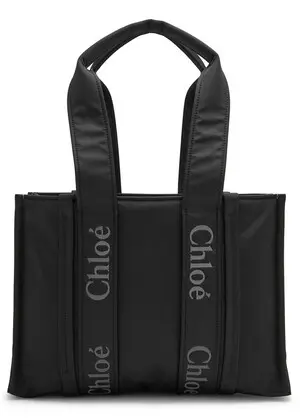 Chloé Woody Medium Nylon Tote
