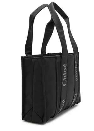 Chloé Woody Medium Nylon Tote