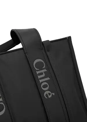 Chloé Woody Medium Nylon Tote