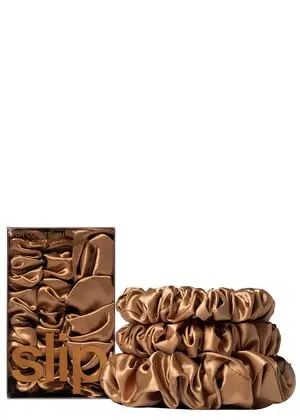 Slip SLIP Silk Scrunchies Copper