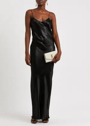Saint Laurent Satin Maxi Dress