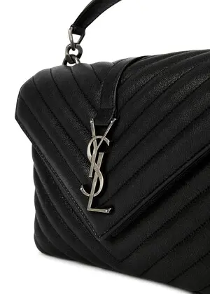Saint Laurent College Medium Shoulder Bag - Black