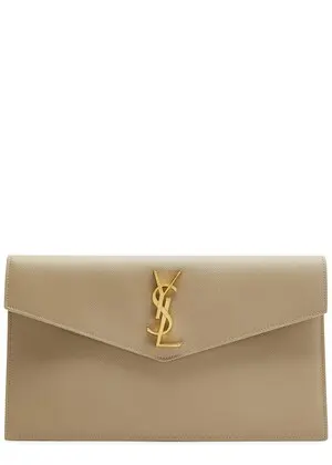 Saint Laurent Uptown Logo Clutches