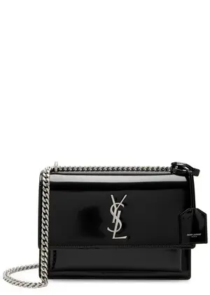Saint Laurent Sunset Medium Shoulder Bag - Black