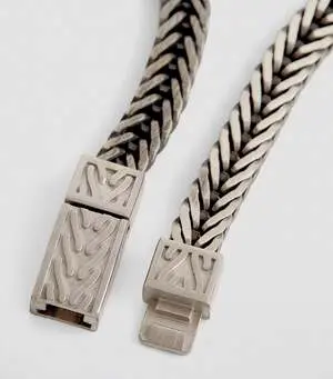 Tateossian Sterling Herringbone Chain Bracelet