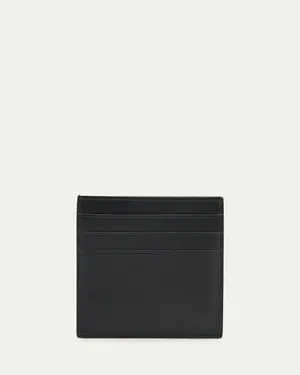 FERRAGAMO Slim Leather Card Holder - Black
