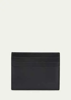 FERRAGAMO Slim Leather Card Holder - Black