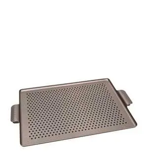 KAYMET Rubber Grip Serving Tray - Brown