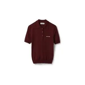 Miu Miu Wool Knit Polo Shirt