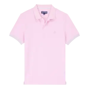Vilebrequin Cotton Polo Solid Polo Palan Pink
