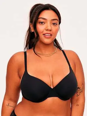 Victoria's Secret Adore Me Janelle Lightly Lined Demi Bra Black