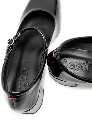 AeydĒ Aline Patent Leather Mary Jane Pumps