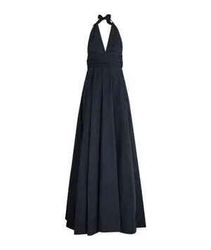 Bernadette Monroe Halterneck Taffeta Gown
