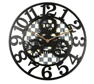 MACKENZIE-CHILDS Courtly Check Small Farmhouse All Clock - One-color