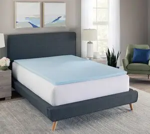 BODIPEDIC 1.5 Gel-infused Memory Foam Mattresstopper, Full - One-color