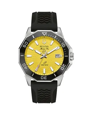 Bulova Marine Star Watch - Yellow/black