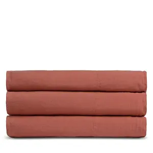 PARACHUTE Linen Top Sheet, Full/queen Canyon