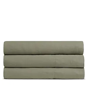 PARACHUTE Linen Top Sheet, King/california King Moss