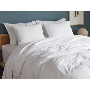 PARACHUTE Percale Duvet Cover, Full/queen - White