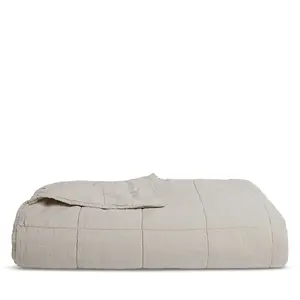 PARACHUTE Linen Box Quilt, King/california King - Bone