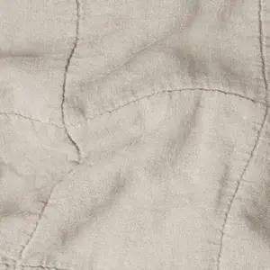 PARACHUTE Linen Box Quilt, King/california King - Bone