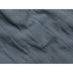 PARACHUTE Linen Box Quilt, King/california King - Dusk