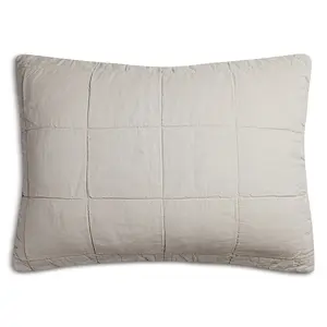 PARACHUTE Linen Box Quilted Standard Sham, Set Of 2 - Bone