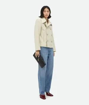 Bottega Veneta Intrecciato Leather Clutch