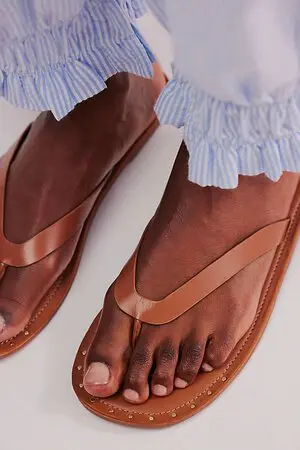 Free People Sona Thong Sandals - Luggage