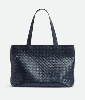 Bottega Veneta Small Intrecciato Zipped Tote Space