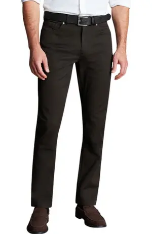 CHARLES TYRWHITT Slim Fit 5 Pocket Jeans - Black