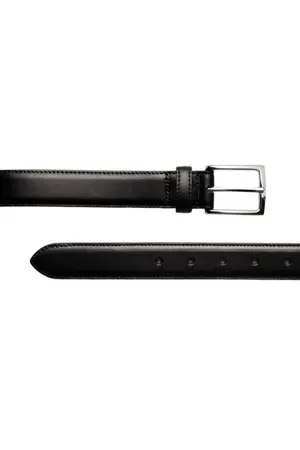 CHARLES TYRWHITT Leather Belt - Black