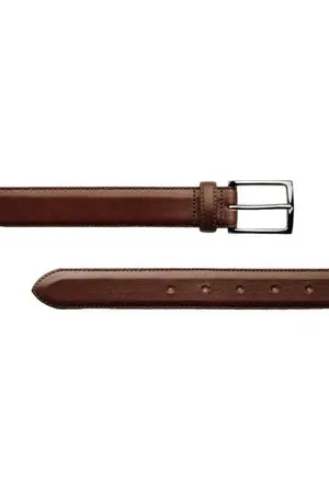 CHARLES TYRWHITT Leather Belt - Dark Tan