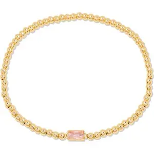 BROOK & YORK Brook And York Kylie Birthstone Beaded Bracelet Gold - October
