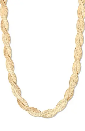 BROOK & YORK Haven Snake Chain Necklace - Gold