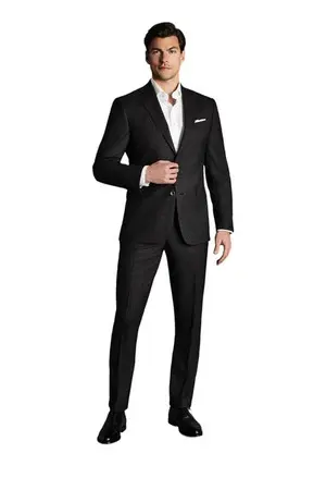 CHARLES TYRWHITT Slim Fit End On End Ultimate Performance Suit Jacket
