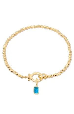 BROOK & YORK Mackenzie Birthstone Bracelet - Gold - December