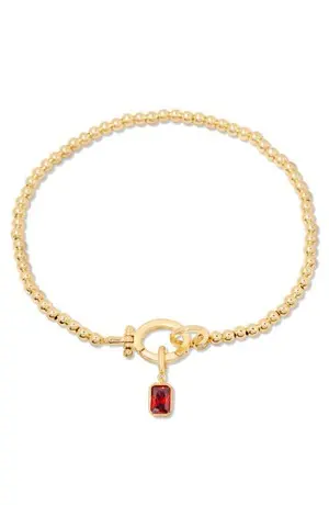 BROOK & YORK Brook And York Mackenzie Birthstone Bracelet Gold - January
