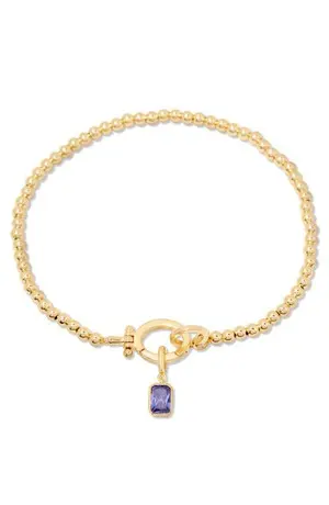 BROOK & YORK Mackenzie Birthstone Bracelet - Gold - June