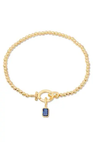 BROOK & YORK Mackenzie Birthstone Bracelet - Gold - September