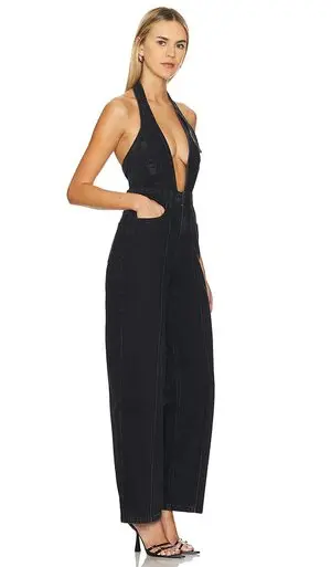 RtA Sadie Denim Jumpsuit