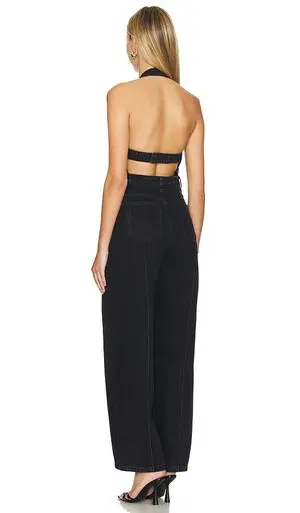 RtA Sadie Denim Jumpsuit