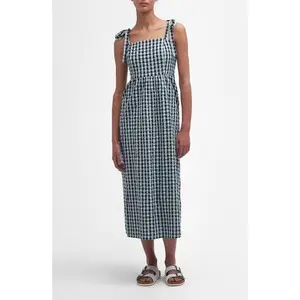 Barbour Abigail Gingham Cotton Midi Sundress