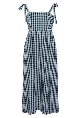 Barbour Abigail Gingham Cotton Midi Sundress