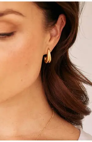 BROOK & YORK Thea Hoop Earrings