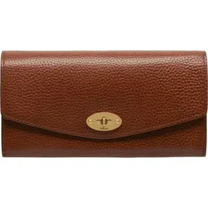 Mulberry Darley Leather Continental Wallet - Oak