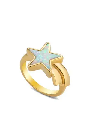 JULY CHILD Shooting Star Opal Ring