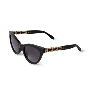 Mulberry Lily Bio Acetate Cat Eye Sunglasses - Black